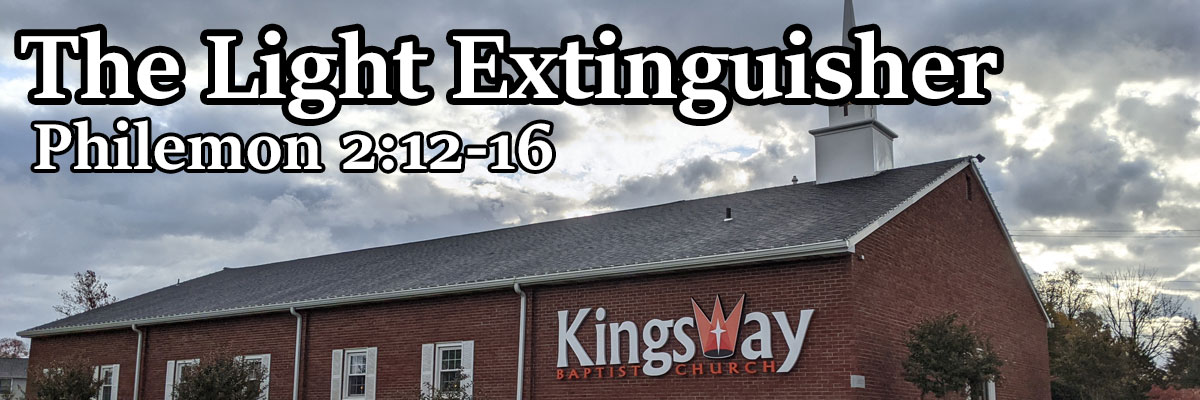 The Light Extinguisher, Philemon 2:12-16 - Brother Adrian Burden